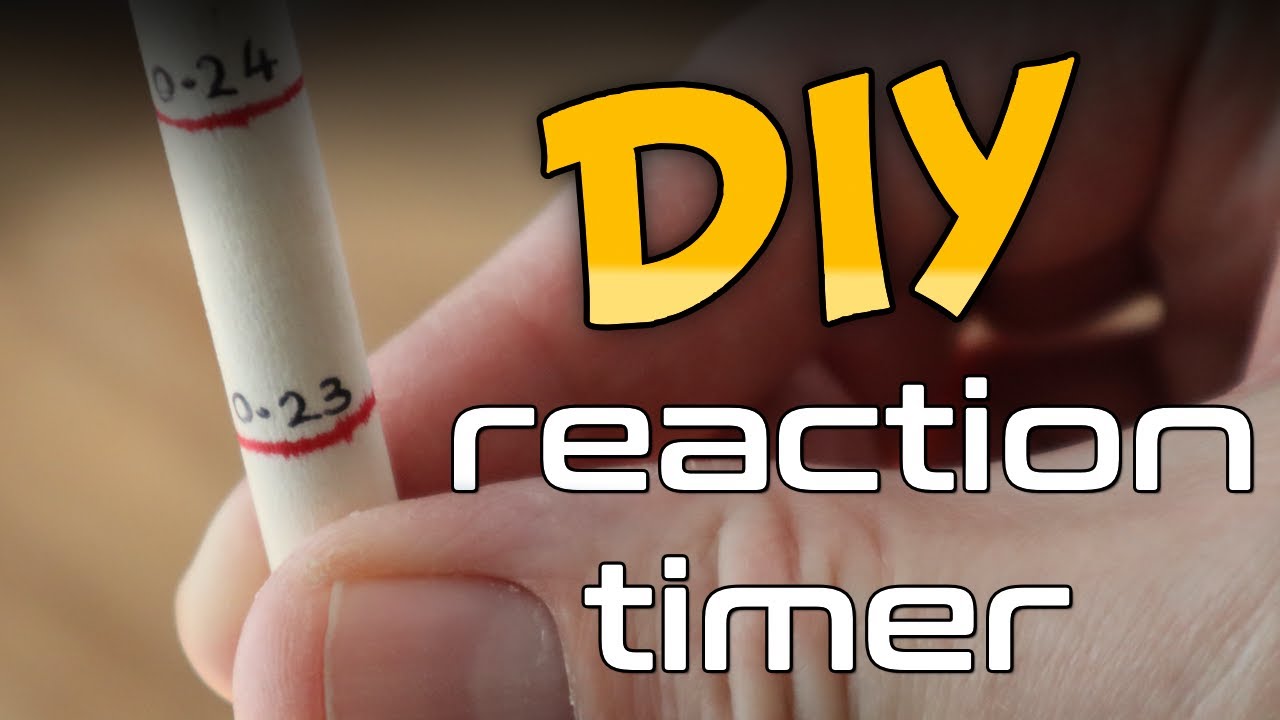 Measure your reaction time using this simple method
