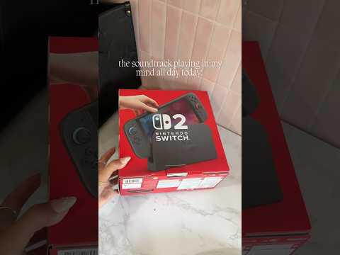 nintendo switch 2 is HERE! 🤩 ready for some cozy gaming 🥳 #switch2