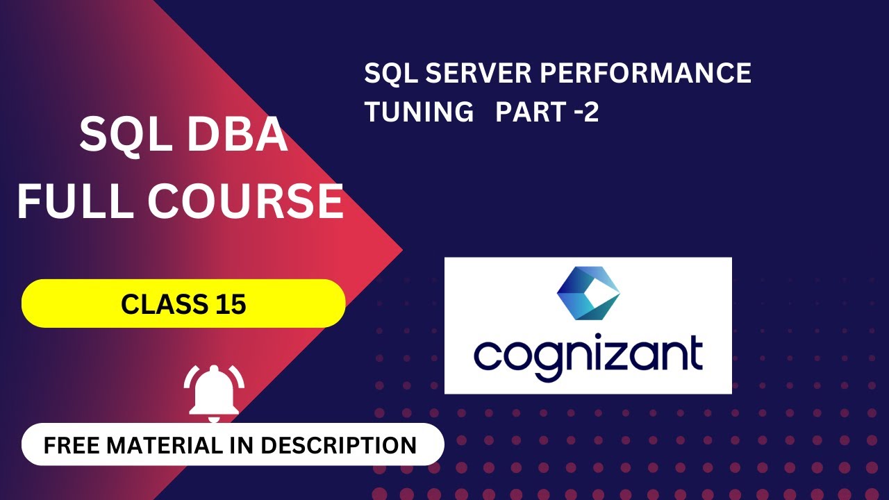Performance tuning Part-2  SQL SERVER (SQL SERVER  DATABASE FULL COURSE )