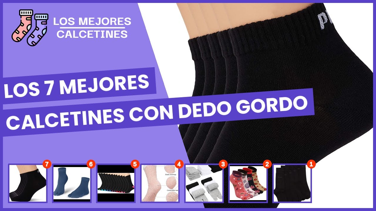 Los 7 mejores calcetines con dedo gordo