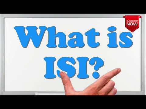 What is the full form of ISI?