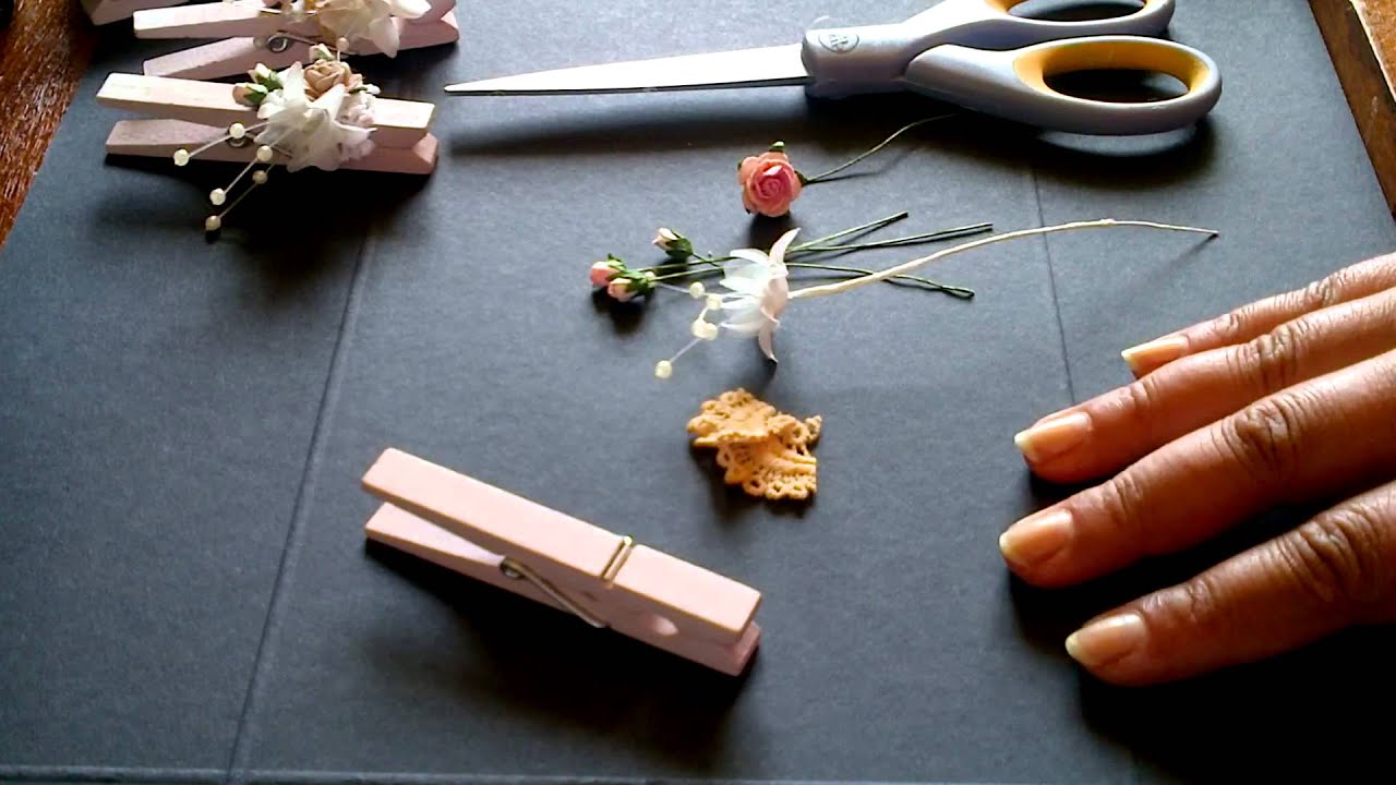 Wild Bunch - Altered Clothes Pin Tutorial - Shilpa