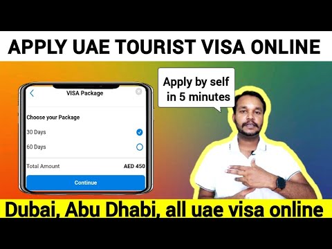 Apply dubai tourist visa online | Apply UAE visa online | How to apply UAE visitors visa online