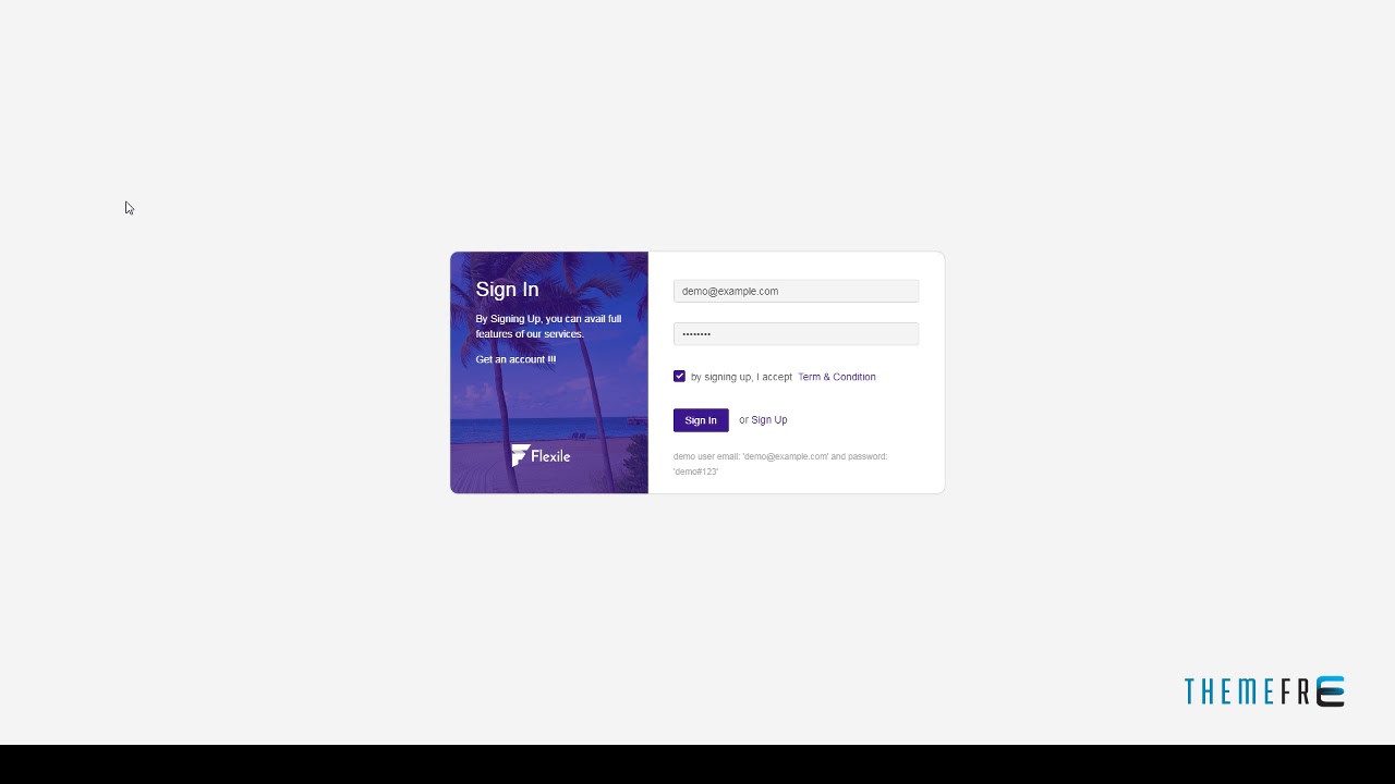 Flexile - React Redux Admin Template based on Ant Framework        Ne