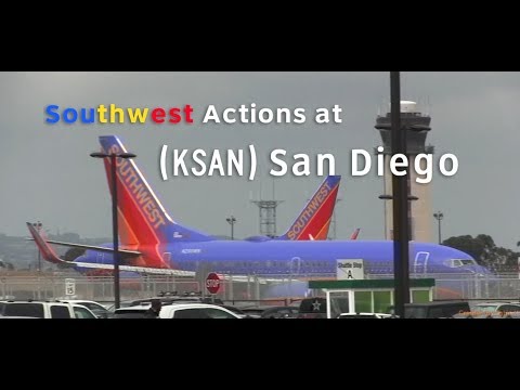 Southwest Airlines Actions at San Diego (KSAN) (2-10-2018)