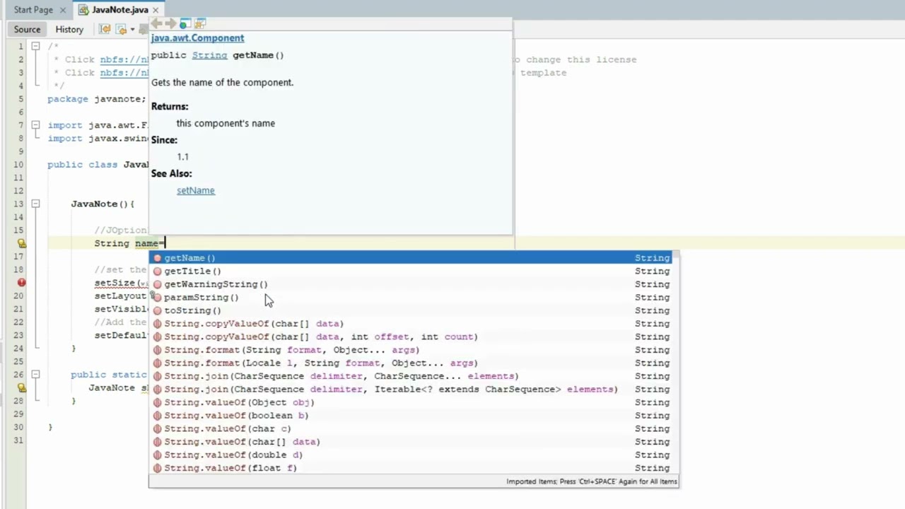 Integrative Programming and Technologies - Java Swing JOptionPane