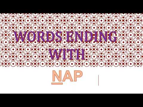 ENGLISH WORDS ENDING WITH CAPS AP