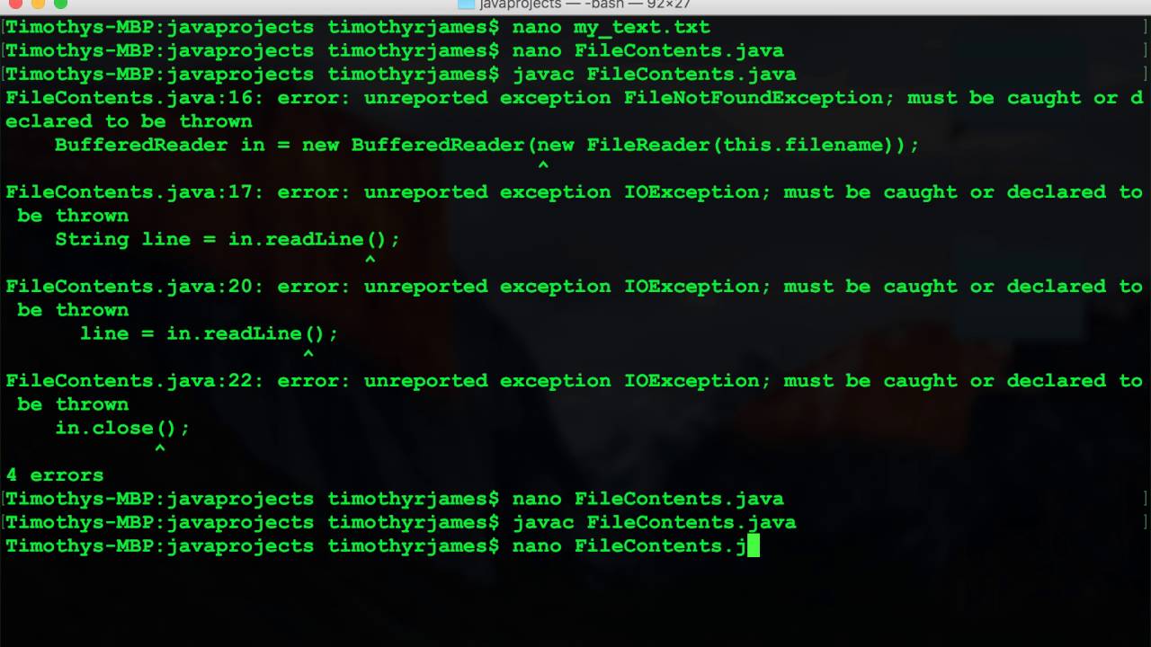 Java13: Reading Files in Java