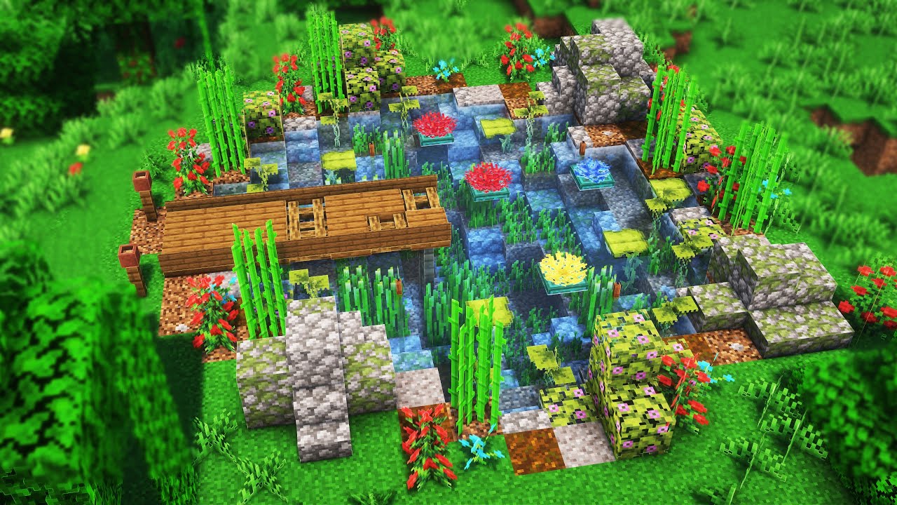 Minecraft Pond Build Tutorial - How to Build a Pond in Minecraft 1.21 ...