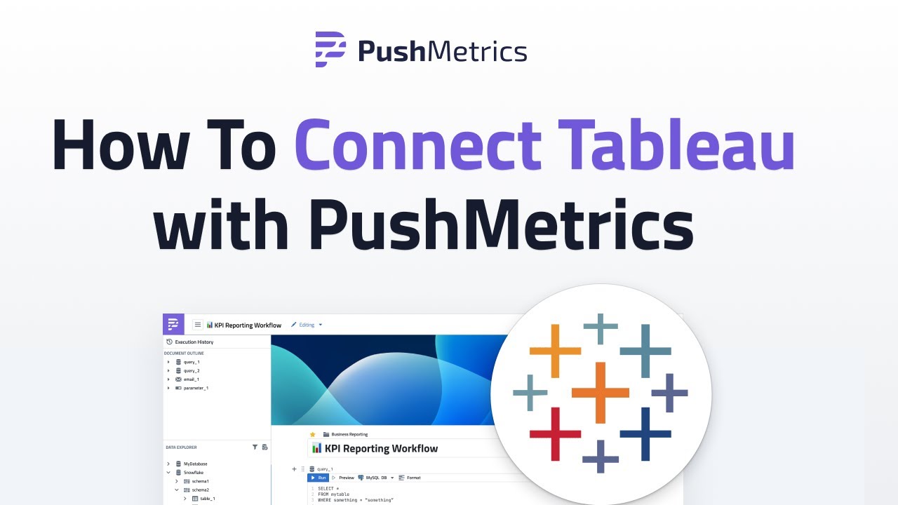 How To Connect Tableau with PushMetrics