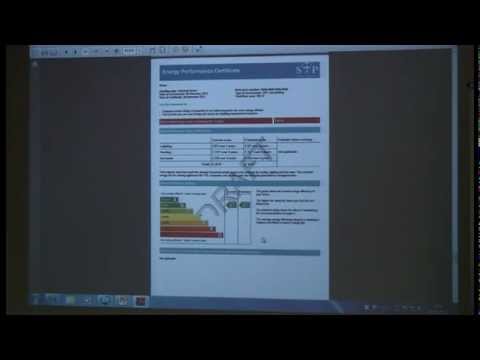 SAP calculations explained by the European Energy Centre (EEC) held at Edinburgh Napier University