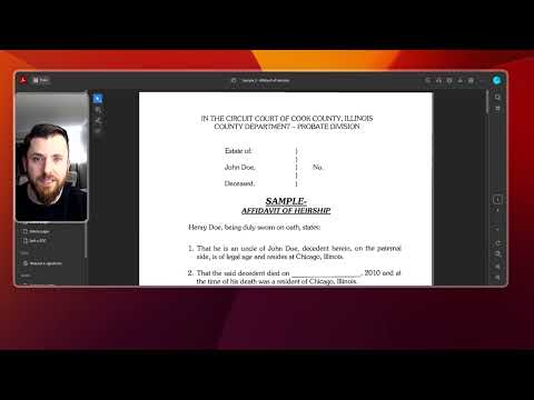 What is an affidavit of heirship? | Illinois Probate | Need help from an attorney? Call us!