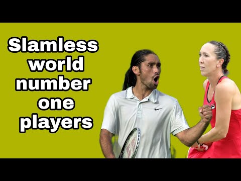 World number one tennis players with no grand slams