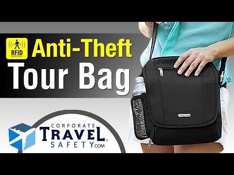 Plans Be Safe Tour Guide RFID Security Shoulder Bag | submergedreconsiders