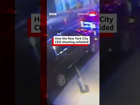 Video | How the New York City CEO shooting unfolded. #NewYork # ...
