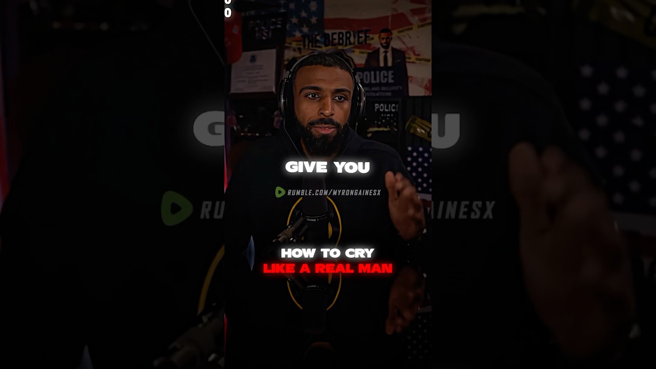 How To Cry Like A Real Man..