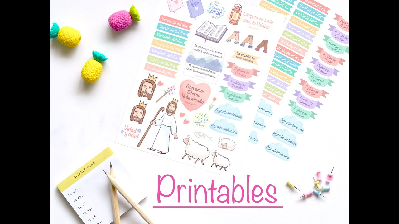 Stickers imprimibles cristianos!!