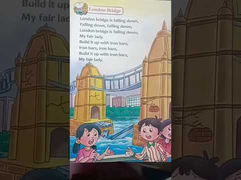 English rhyme- or poem London bridge - rhyme or poem for kids #shorts