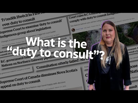 What does the duty to consult First Nations, Inuit and Métis mean?