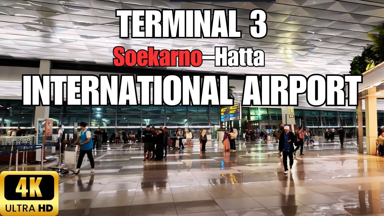 MELIHAT KEMEGAHAN DI TERMINAL 3 BANDARA INTERNASIONAL SOEKARNO HATTA| Walking Indonesia