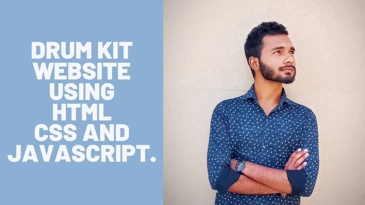 Drum Kit Website using html,css and js.Best Project for JavaScript and css Beginners.