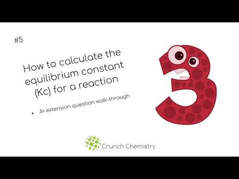 How to calculate the equilibrium constant (Kc) for a reaction