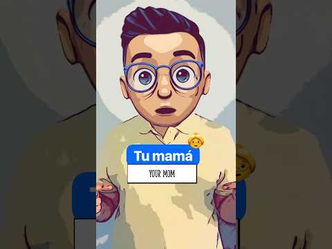 Learn Spanish with me! 📚 Did you know? 'Your mom' in Spanish is 'tu mamá.' 🤓#learnspanish