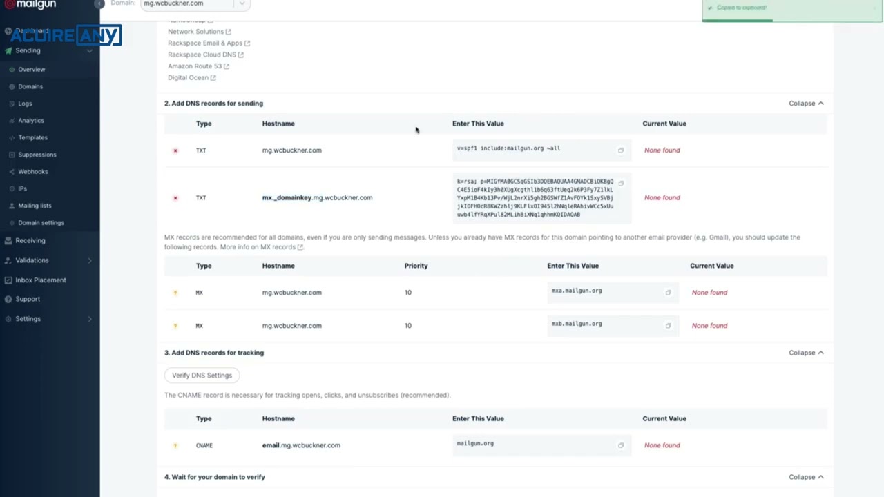 How To Setup Mailgun Using Google Domains