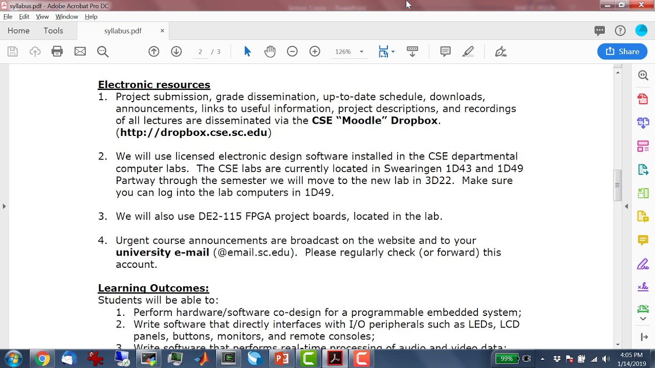 CSCE 313:  Lecture 1