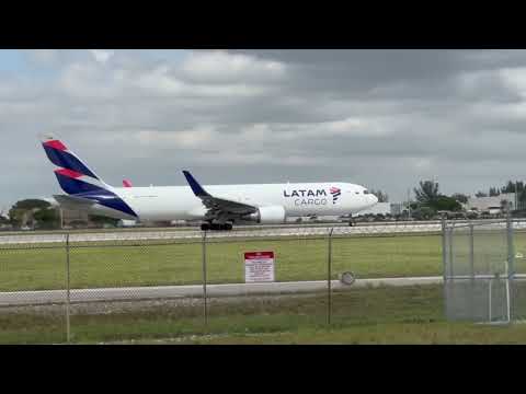 Latam Cargo departing Miami International Airport