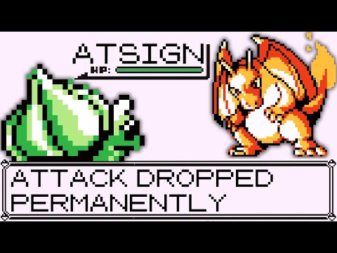 Pokemon Blue: Stat Drops are Permanent – AtSign Archives