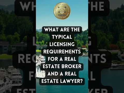 Differentiating Licenses between a Broker and a Lawyer #shorts