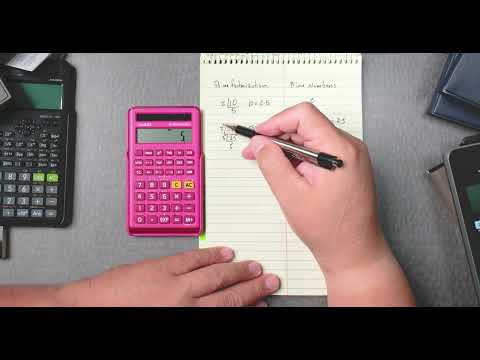 Casio fx-260 SOLAR II Prime Factorization