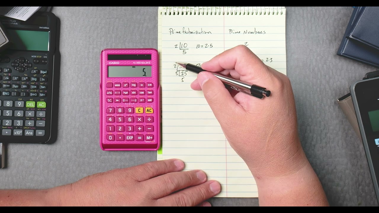 Casio fx-260 SOLAR II Prime Factorization