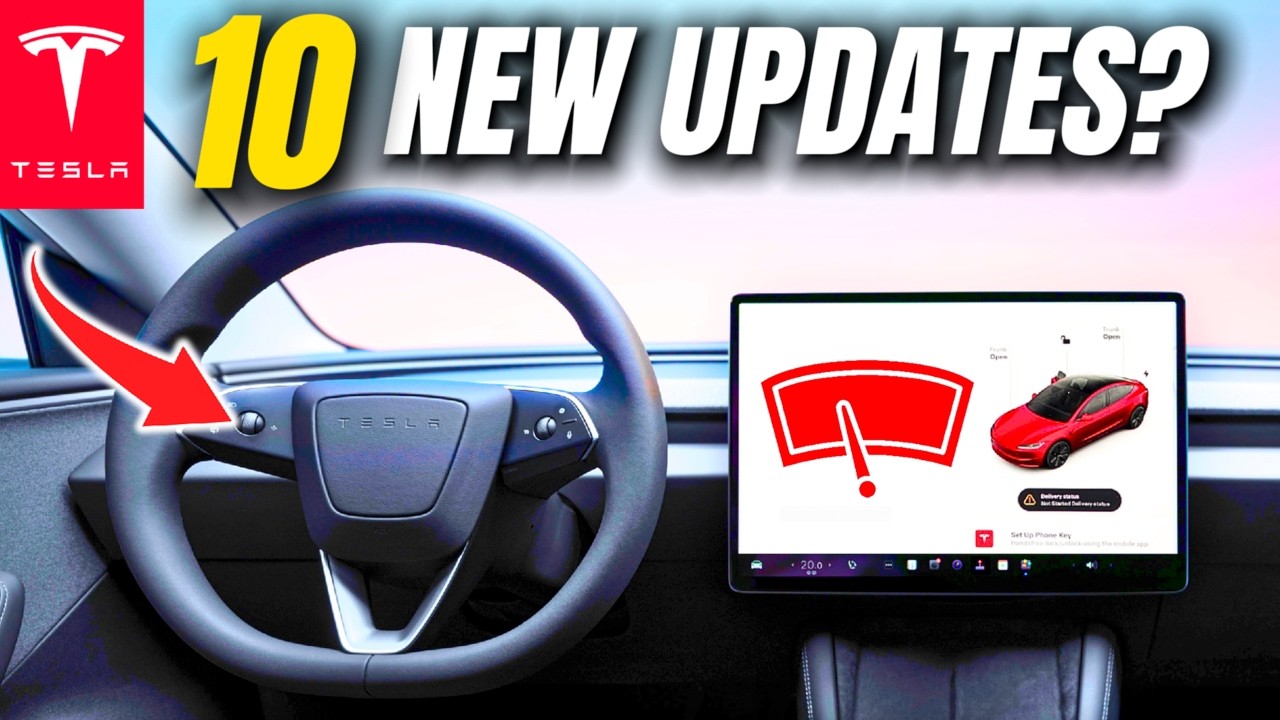 10 NEW Tesla Features Update: It's FINALLY Here?