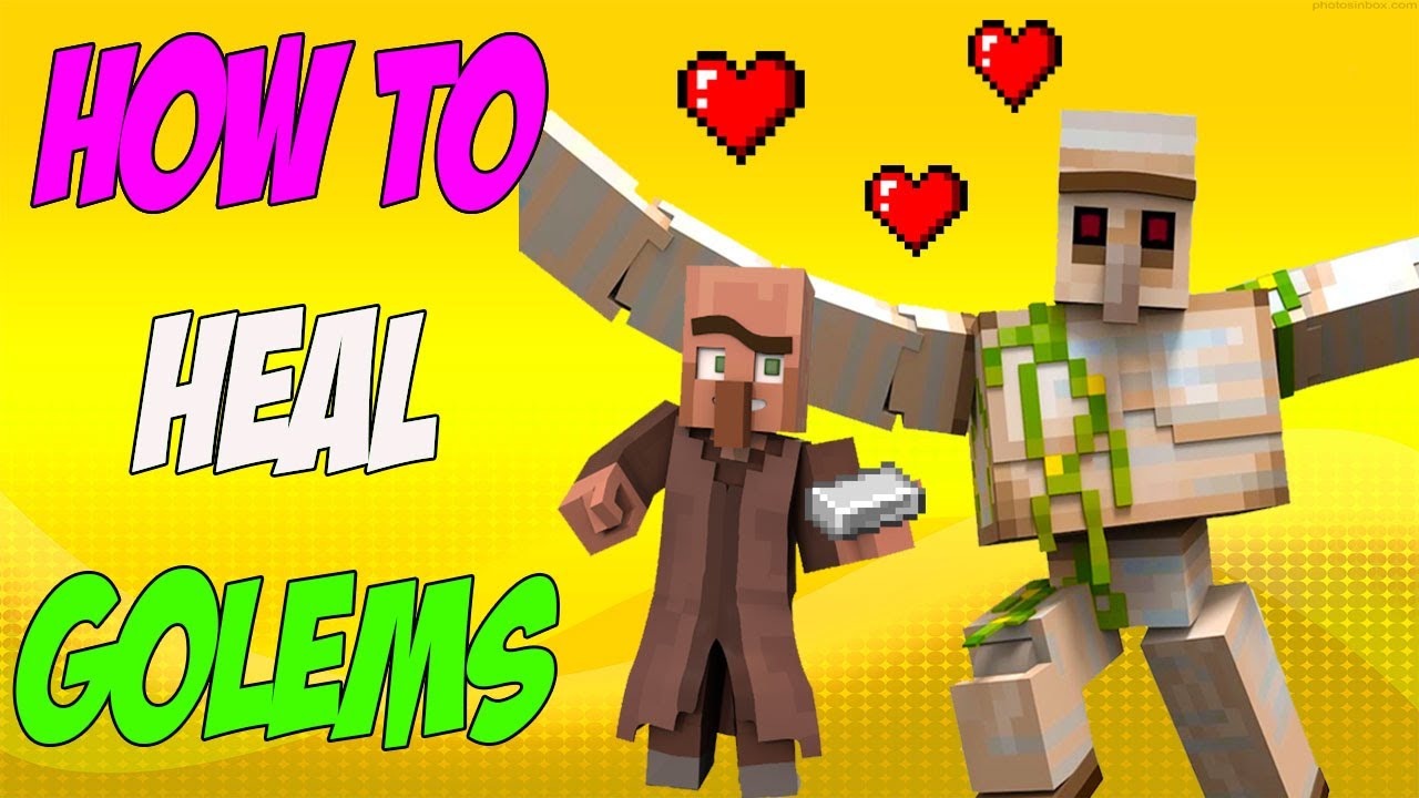 How to Heal Iron Golems in Minecraft
