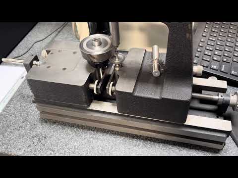 Checking a 64 DP cluster gear on Micro Check gear analyzing software.