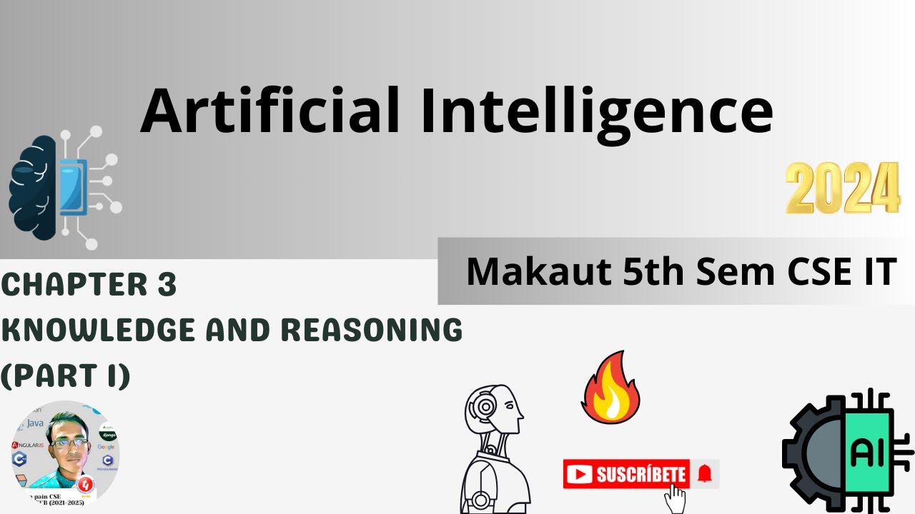 Unit 3 : Knowledge and Reasoning Part 1▶️Artificial Intelligence #makaut #ai #cse #education