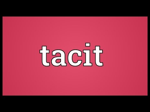 Tacit Meaning
