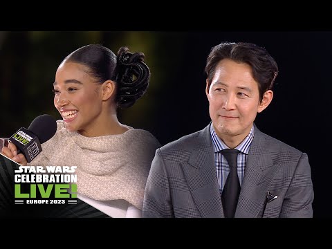 Amandla Stenberg and Lee Jung-Jae from The Acolyte | Star Wars Celebration LIVE! 2023