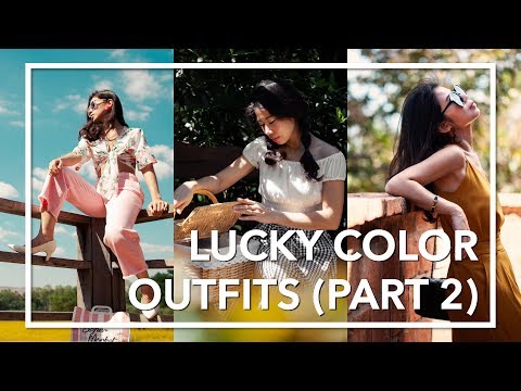 HOW TO DRESS COLOR OF THE DAY // LUCKY COLOR OUTFIT 2019 (PART 2) // MINIMEQUAN