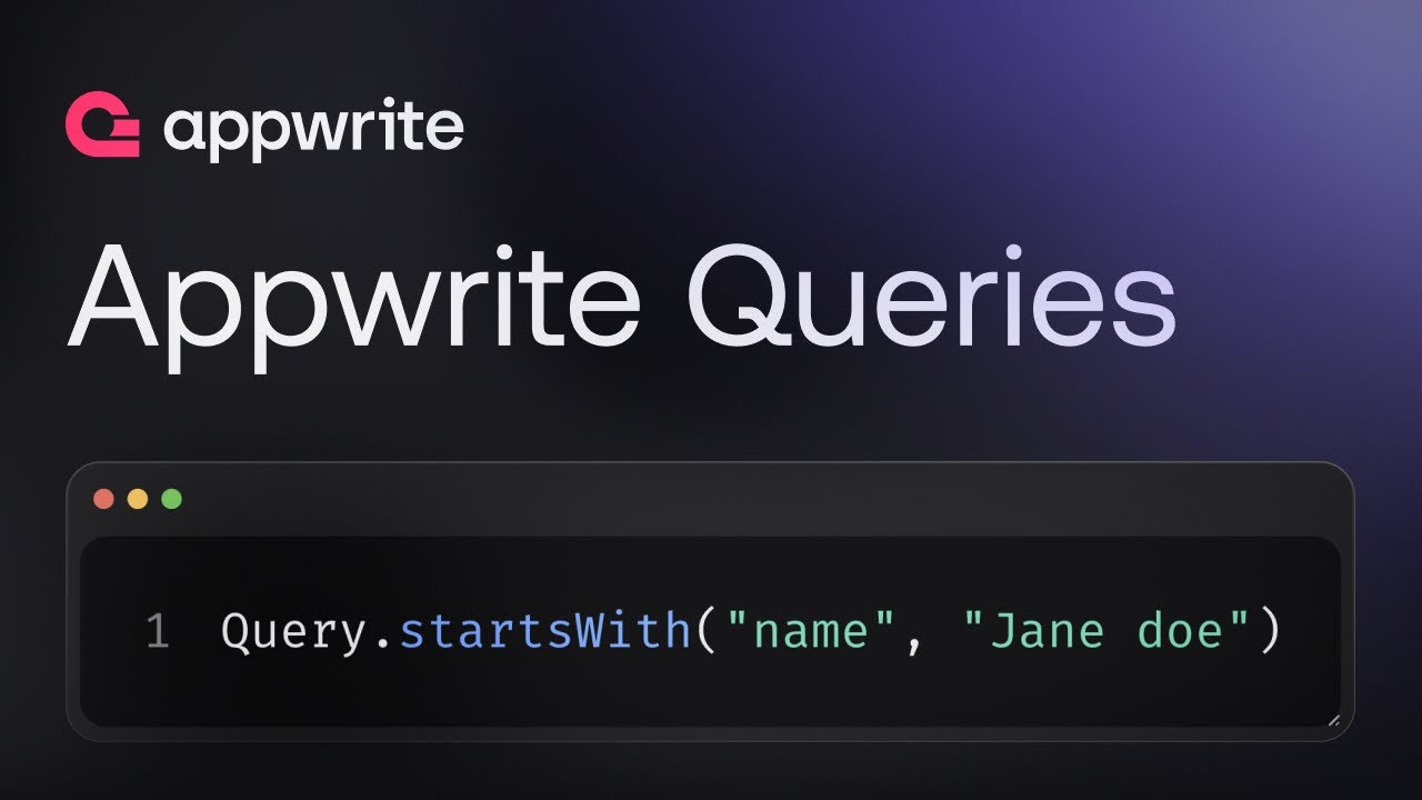 Search, sort & more with Appwrite queries