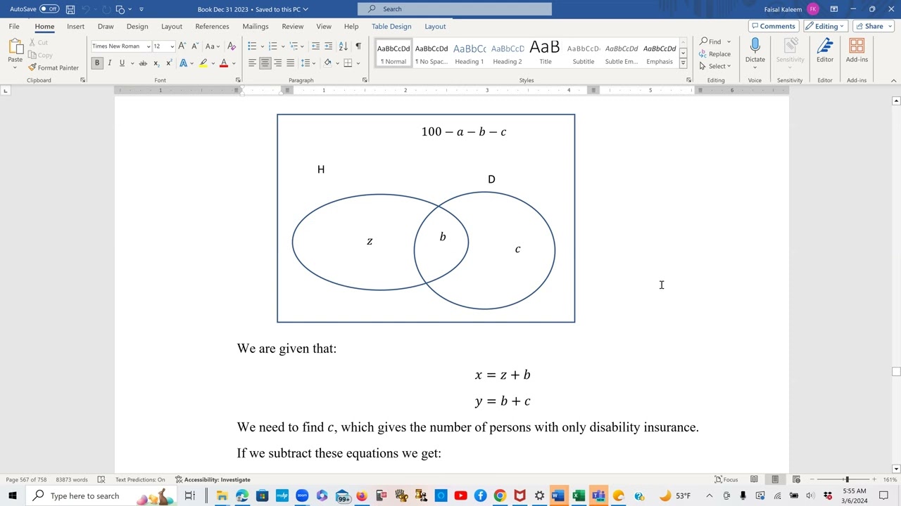 Actuarial SOA Exam P Sample Question 331 Solution