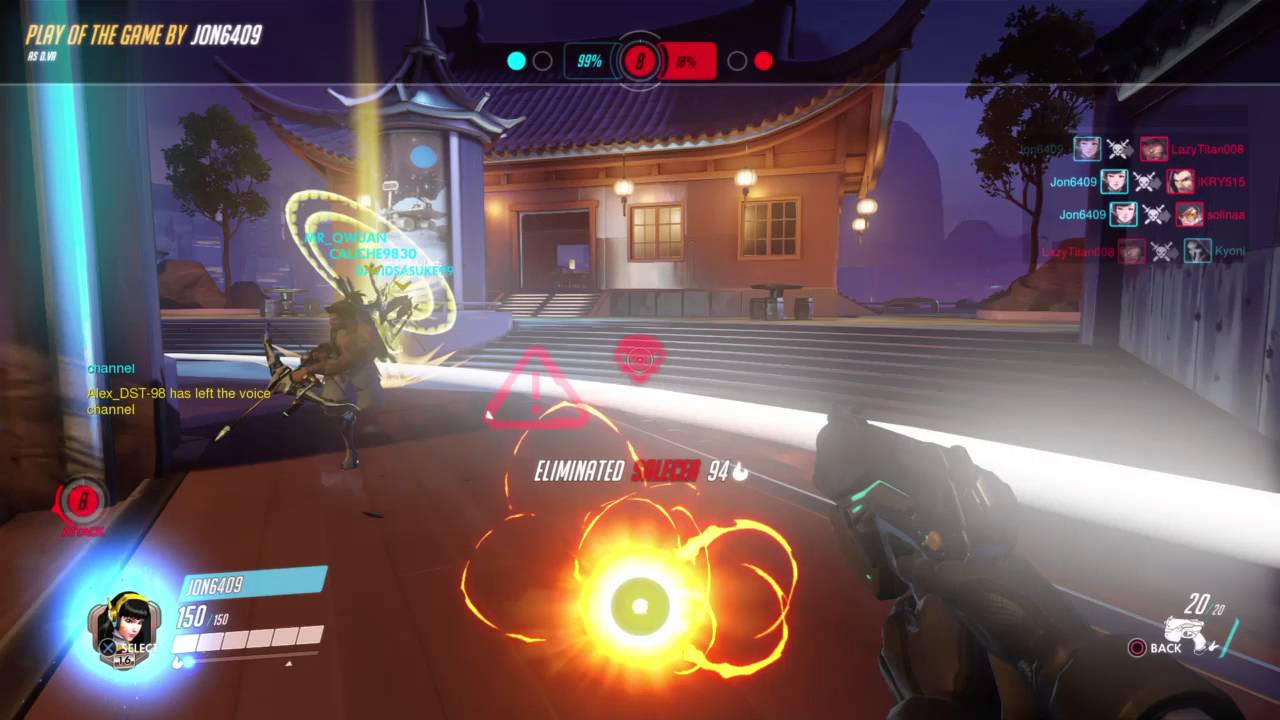 Overwatch-D.Va Ultimate Team Kill Epic