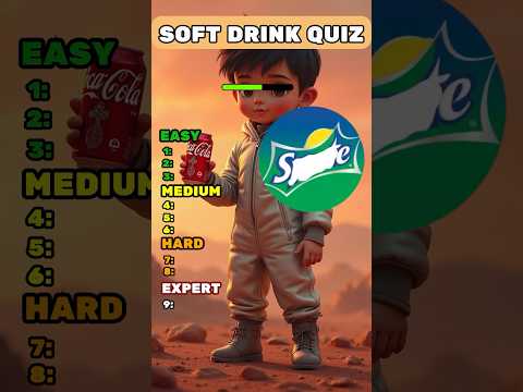 Can You Guess These Famous Soft Drink Logos? #softdrinks #shorts #quiz #trivia