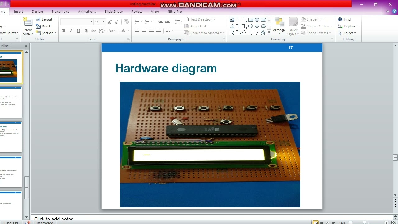 Microcontroller Based Electronic Voting Machine