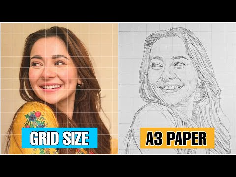 How to make Perfect Grids on A3 Size - Beginners guide for Realistic Drawings