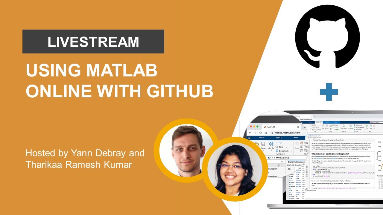 Using MATLAB Online with GitHub