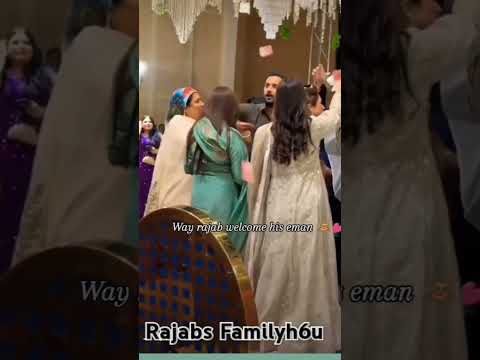 way rajab welcome his eman #love #trending #edits #rajabfamily #fanpage