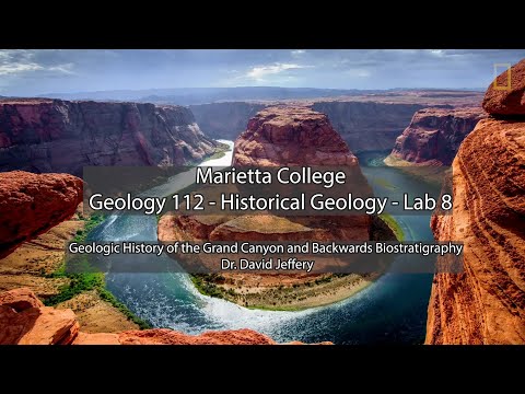 Geologic History of the Grand Canyon and Backwards Biostratigraphy by Dr. David Jeffery